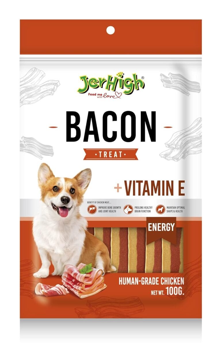 Jerhigh Bacon Treat (100gm) For all Life Stages Dog Treats - Glenands